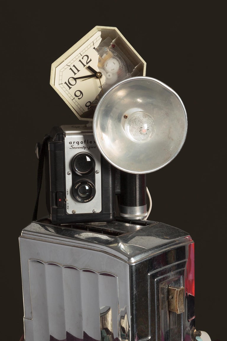 Jeanette May - “Tech Vanitas: Blue Typewriter” contemporary still-life ...