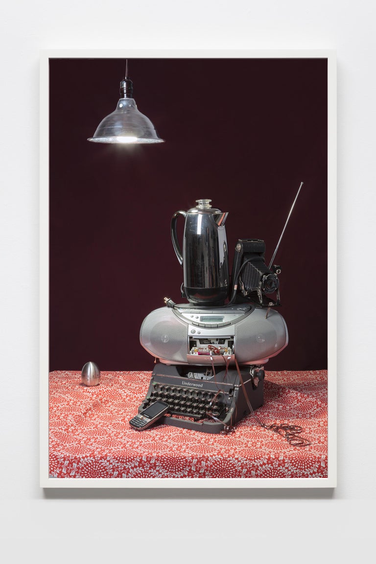 Jeanette May - “Tech Vanitas: Gray Typewriter” Contemporary Still-life ...