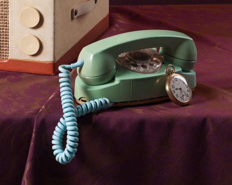 Jeanette May - “Tech Vanitas: Green Instamatic” Contemporary Still-life ...