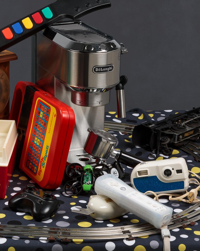 Jeanette May - "Tech Vanitas: Train Set" contemporary still-life ...