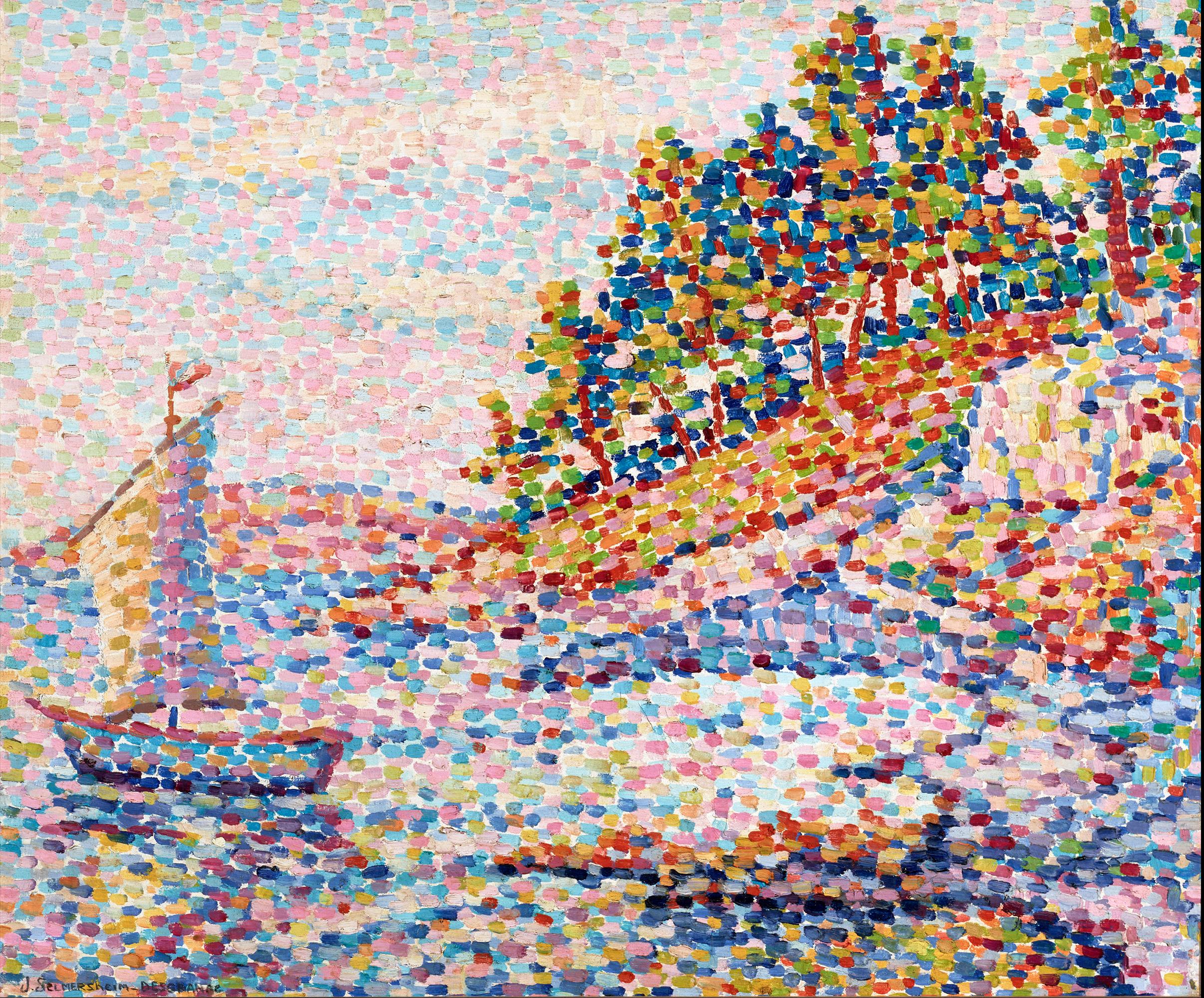 Jeanne Selmershein-Desgrange - Paysage et vue sur la mer (Landscape and ...