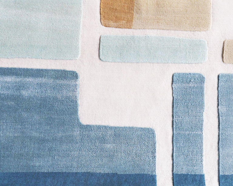 Italian Rug Patterned Multicolor Sustainable Modern - Jeanneret Coupe ...