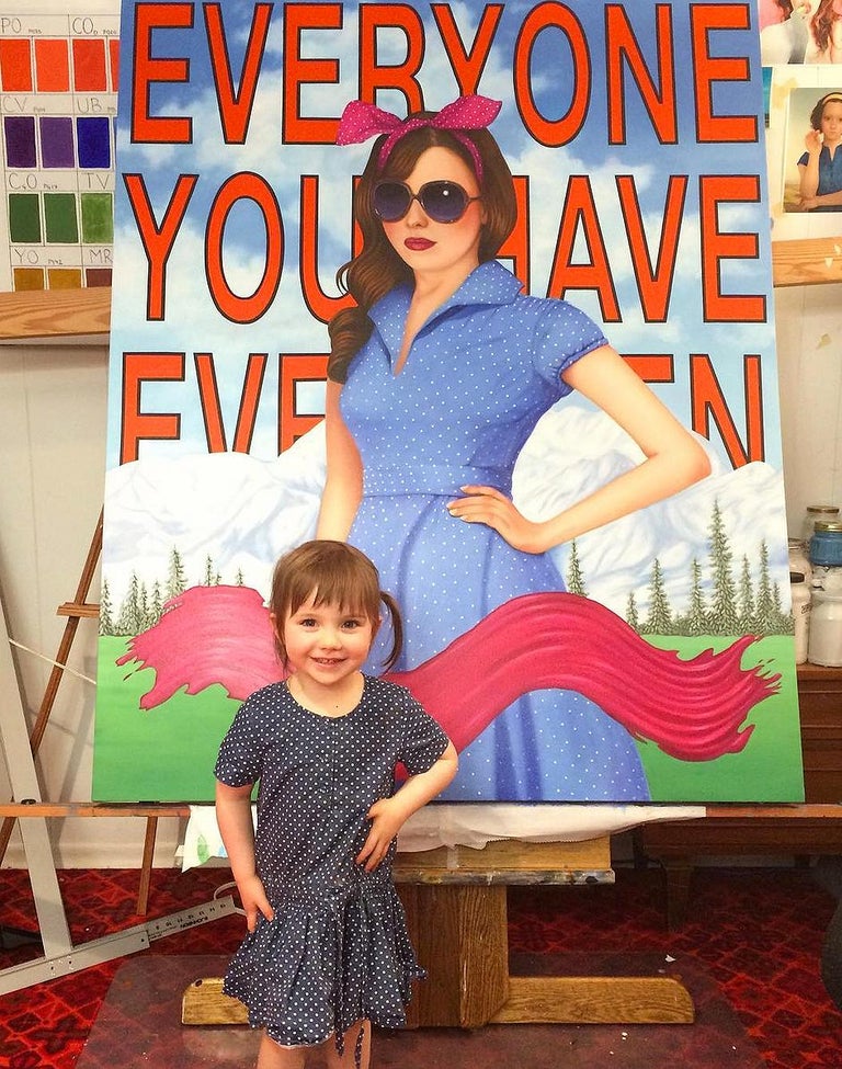 Jeff Chester - Wave-Particle by Jeff Chester, Oil on Canvas, Pop ...