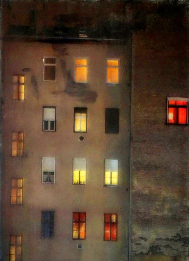 Jeff Cunningham - Windows in the East - City Building by Night / Urban ...