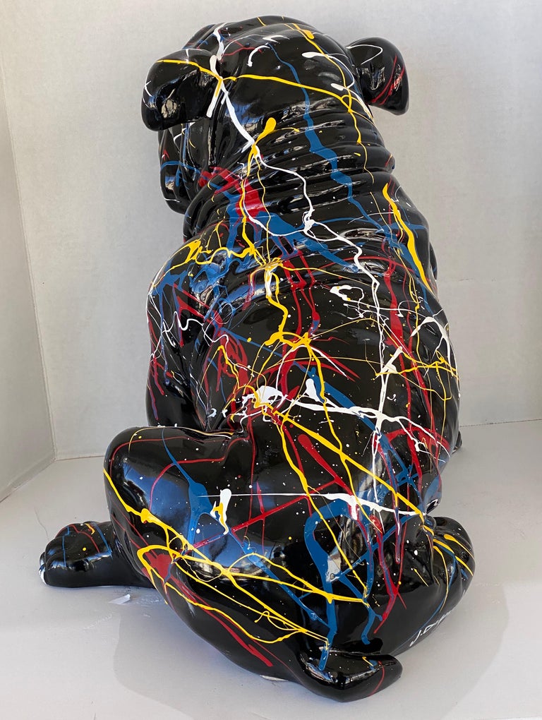 Jeff Diamond Bulldog Sculpture For Sale at 1stDibs