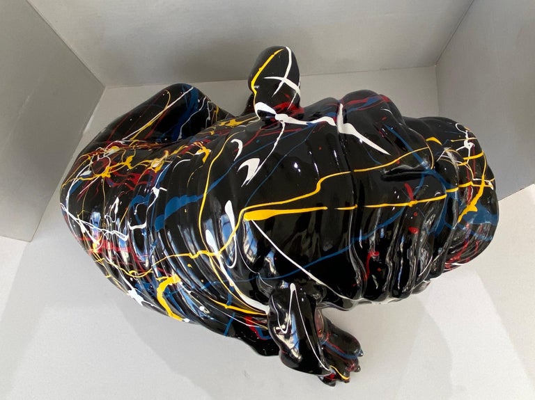 Jeff Diamond Bulldog Sculpture For Sale at 1stDibs