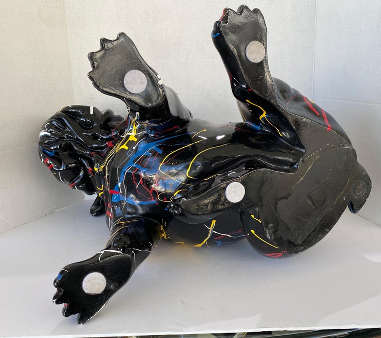 Jeff Diamond Bulldog Sculpture For Sale at 1stDibs