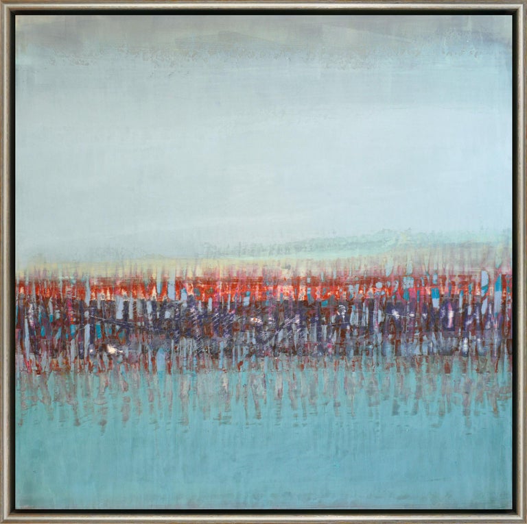 Jeff Erickson - "On The Water II" Vibrant and Textured Abstract ...