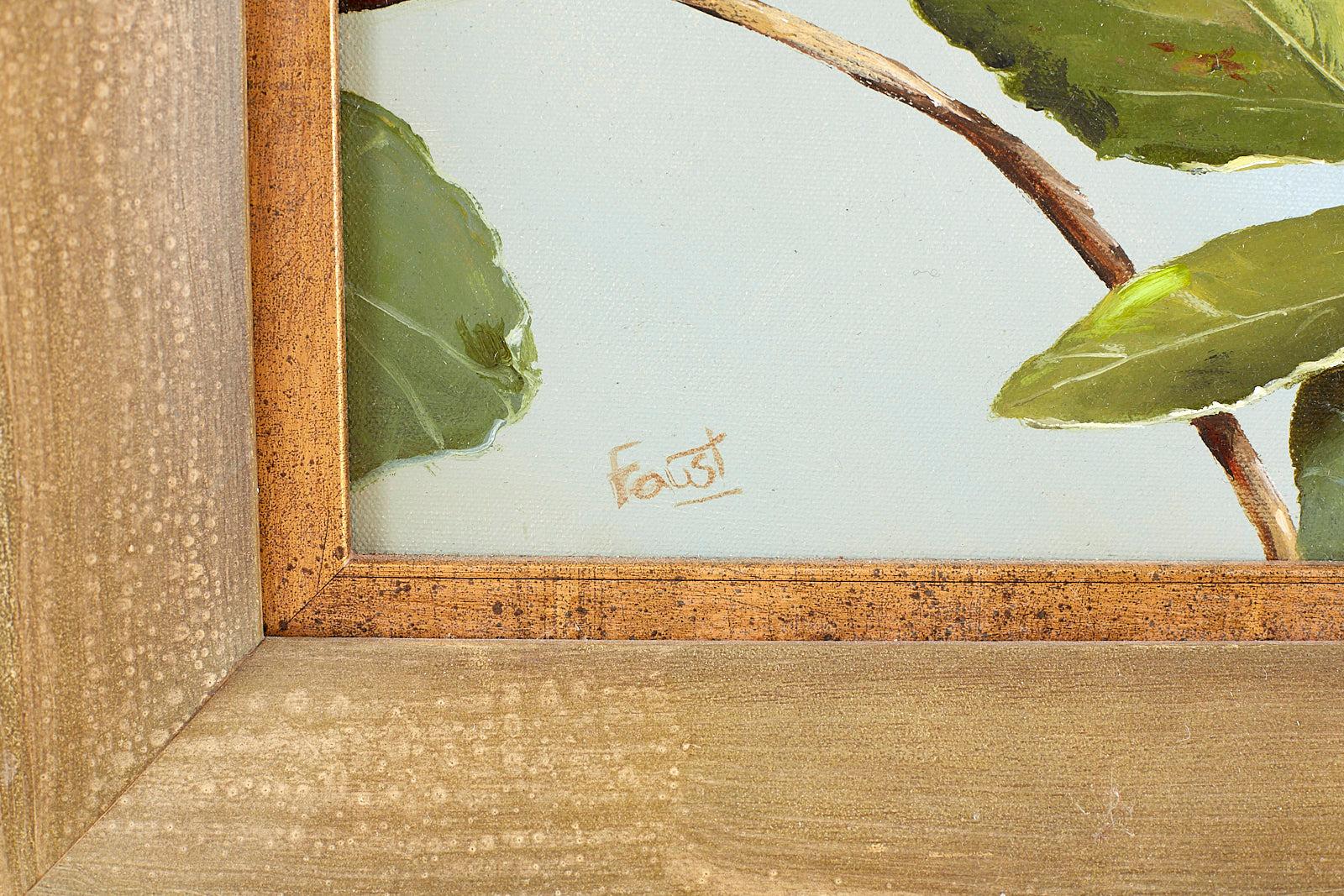 Jeff Faust Oil on Canvas Surrealist Painting the Sky Boat For Sale at ...