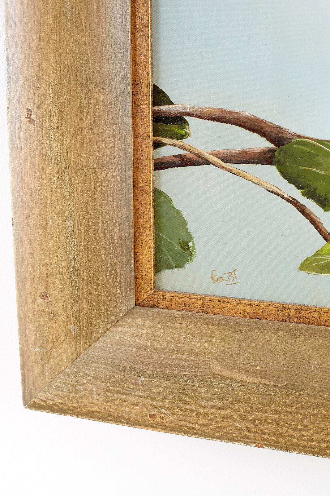 Jeff Faust Oil on Canvas Surrealist Painting the Sky Boat For Sale at ...