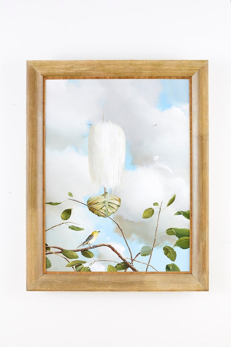 Jeff Faust - The Sky Boat Oil Painting at 1stDibs