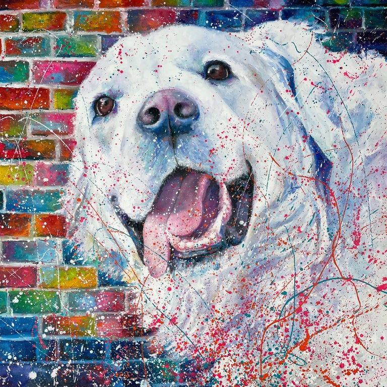 Jeff Fleming - Hug Me, Oil Painting For Sale at 1stDibs