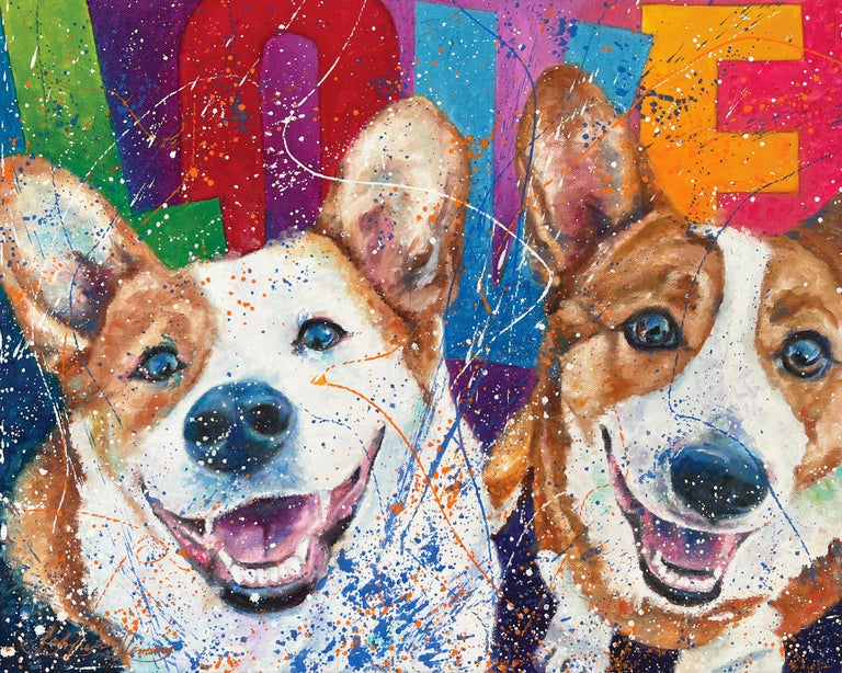 Jeff Fleming - XOXO, Oil Painting For Sale at 1stDibs