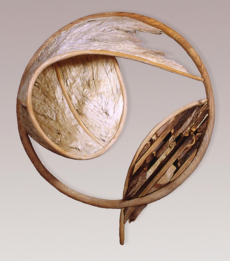 Jeff Key - "Timbre" wall-hung wood sculpture For Sale at 1stDibs