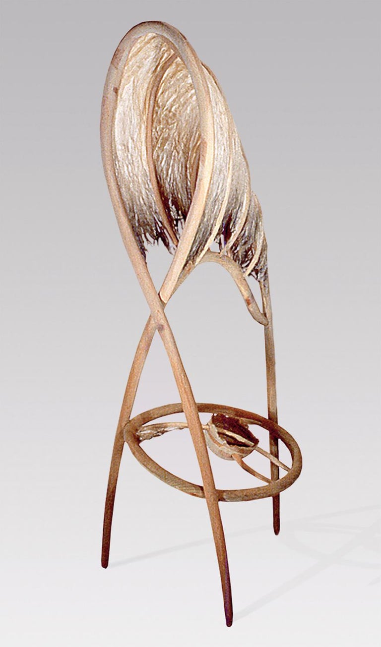 Jeff Key - "Monsoon" abstract wood sculpture For Sale at 1stDibs