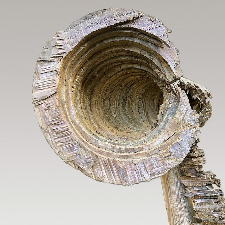 Jeff Key - "Heed -- Do You Hear the Warning?" free-standing wood ...