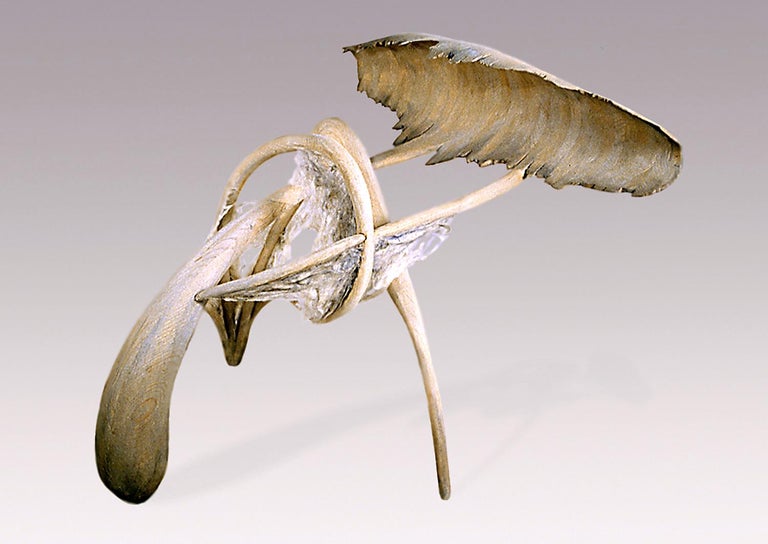 Jeff Key - "Westerly" abstract wood sculpture For Sale at 1stDibs