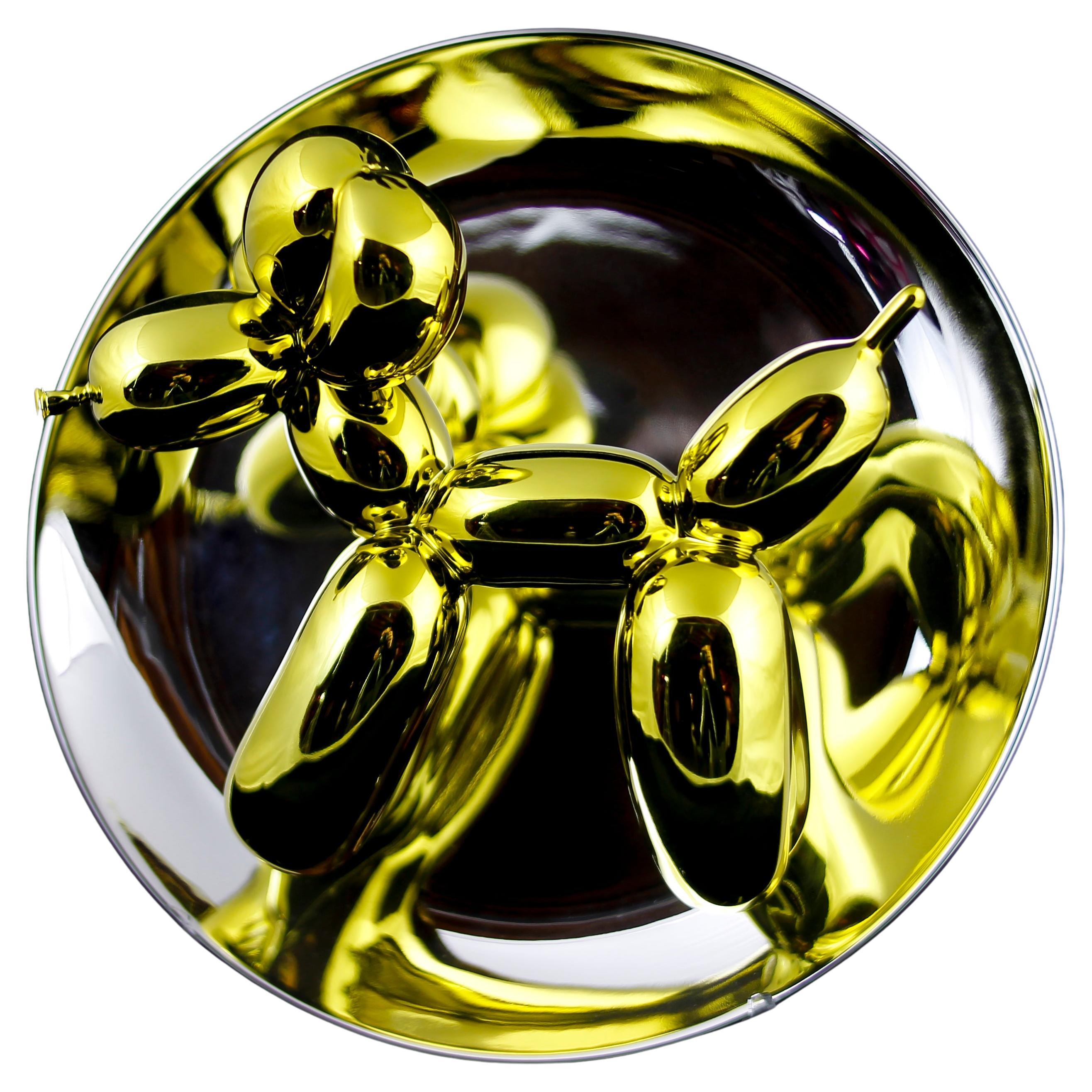 Jeff Koons Balloon Swan (Yellow) For Sale at 1stDibs