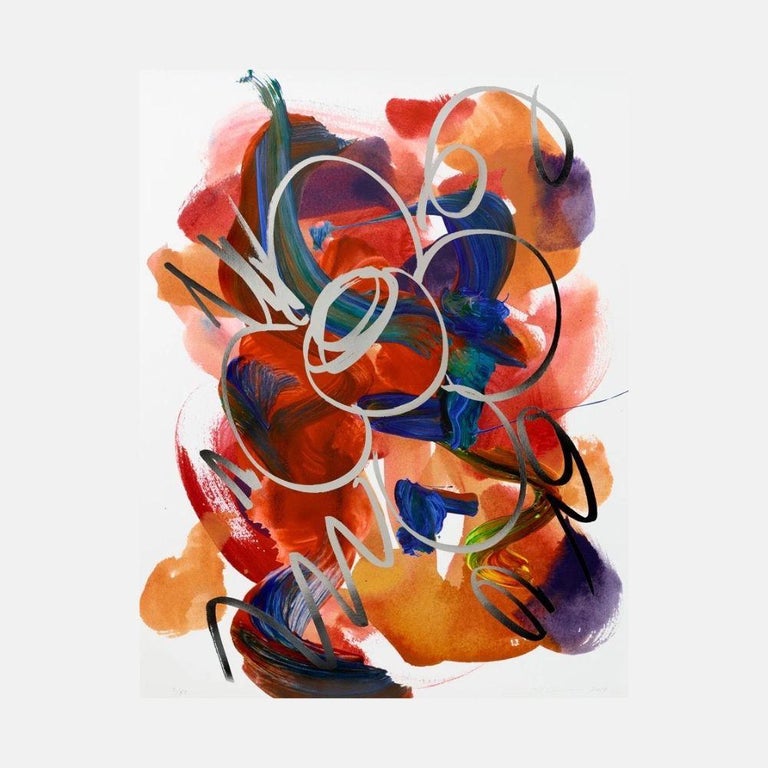 Jeff Koons - Flower Drawing For Sale at 1stDibs