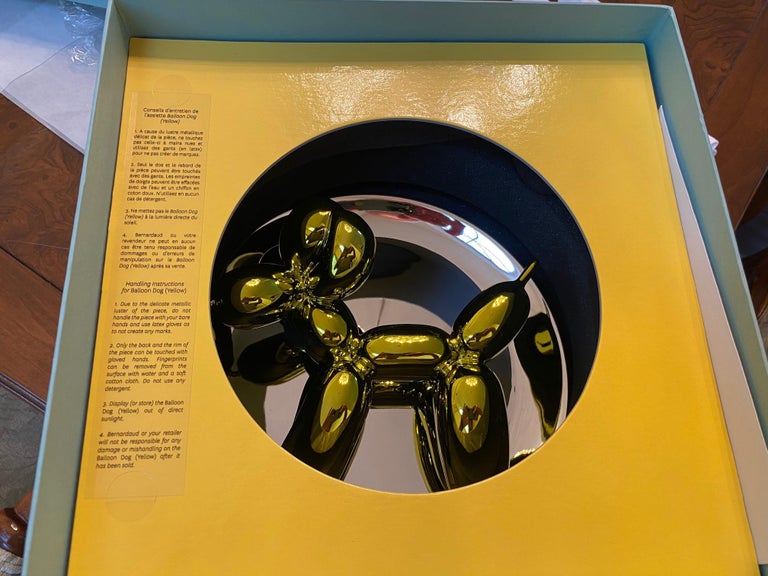 Jeff Koons - Balloon Dog (Yellow) 2015 at 1stDibs