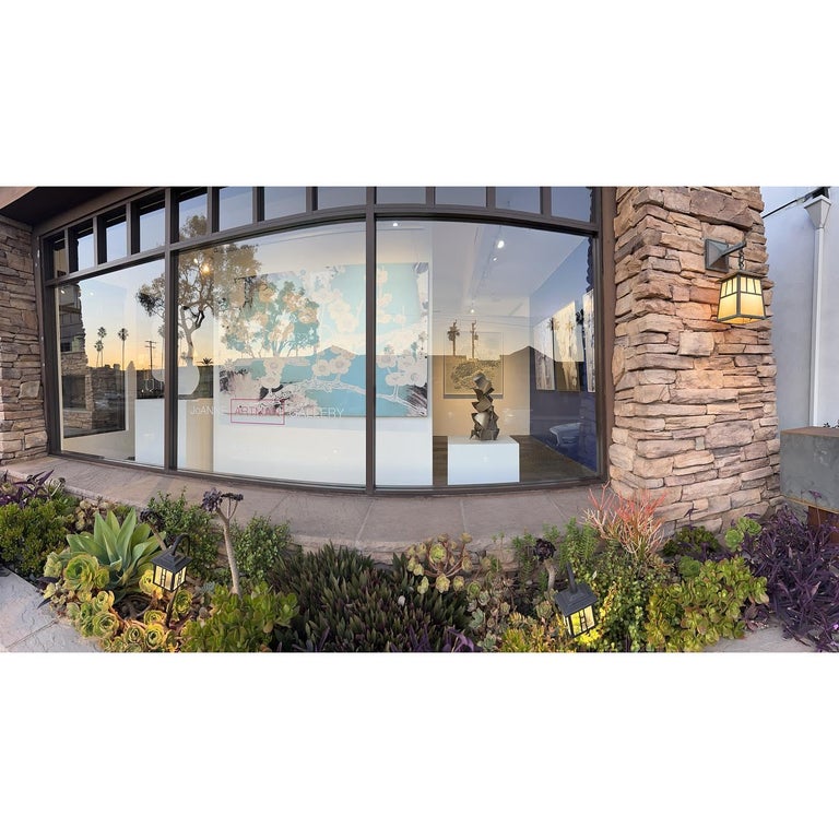 Jeff Muhs - Hanami_2022_Jeff Muhs_Oil on Canvas_Floral_Blue/White For ...