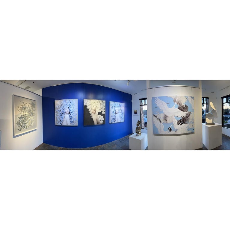 Jeff Muhs - Paper Cranes_2022_Jeff Muhs_Oil on Canvas_Animals/Birds ...