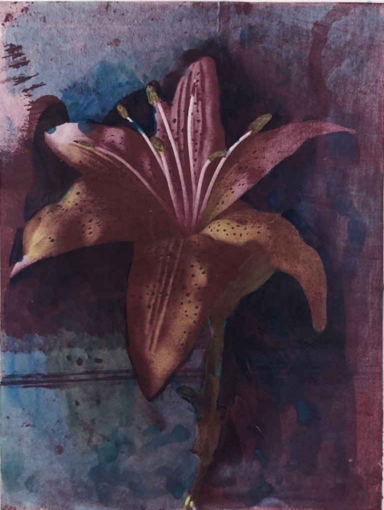 Jeff Sippel - Tiger, Hand Printed Work, Metalcut For Sale at 1stDibs