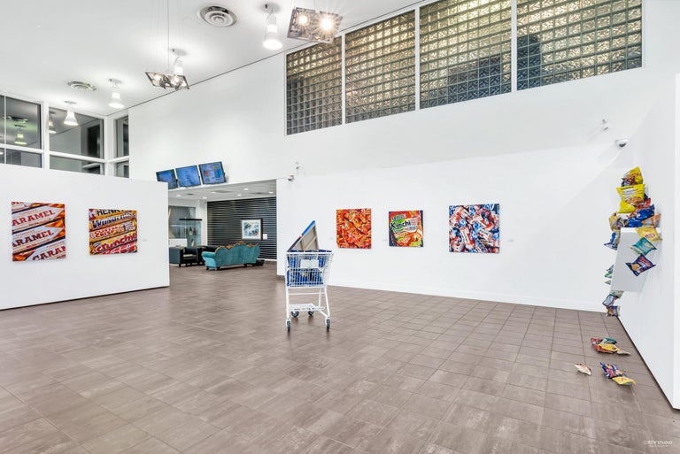 Jeff Wilson - CRISPY CRUNCH and FRIENDS - acrylic on canvas For Sale at ...