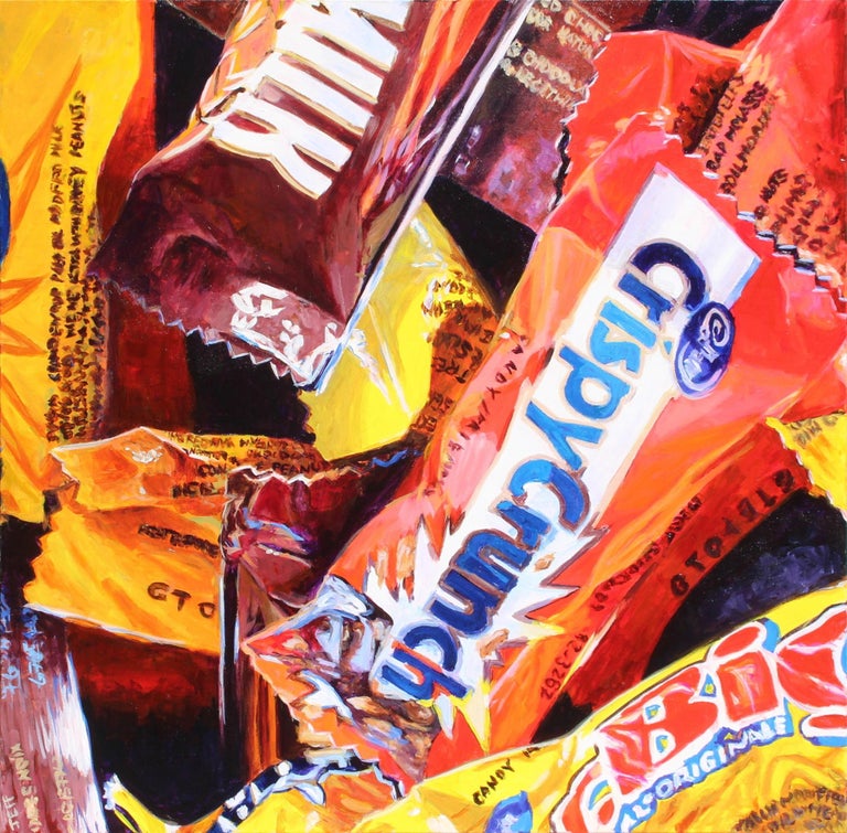 Jeff Wilson - CRISPY CRUNCH and FRIENDS - acrylic on canvas For Sale at ...