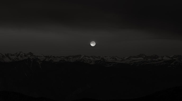 Jeffrey Conley - Sierra Crest and Moon, from White Mountains, CA 2019 ...