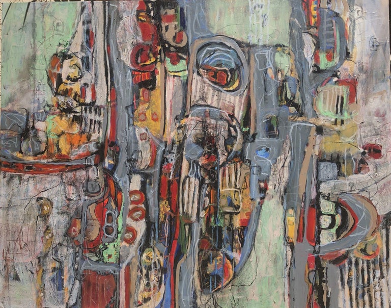 Jeffrey Davies - Blanquitos # 44, Painting, Acrylic on Canvas For Sale ...