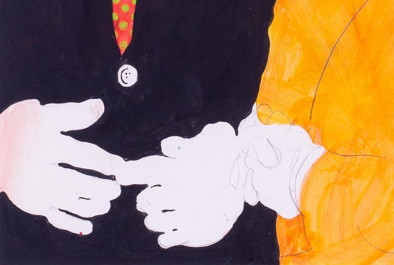 Jeffrey Morgan - Popart, 1960s painting of Laurel and Hardy by Welsh ...