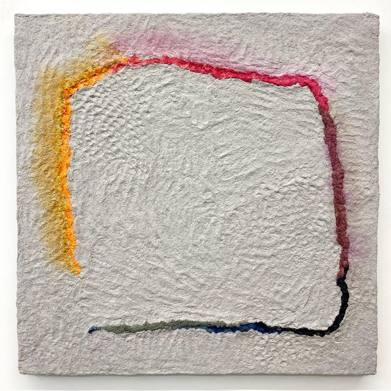 Jenn Hassin - Rainbow Snake, Contemporary Pulped Clothing Painting ...