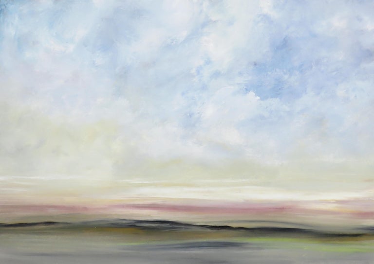 Jenn Williamson - By the Beach II, Abstract Painting For Sale at 1stdibs