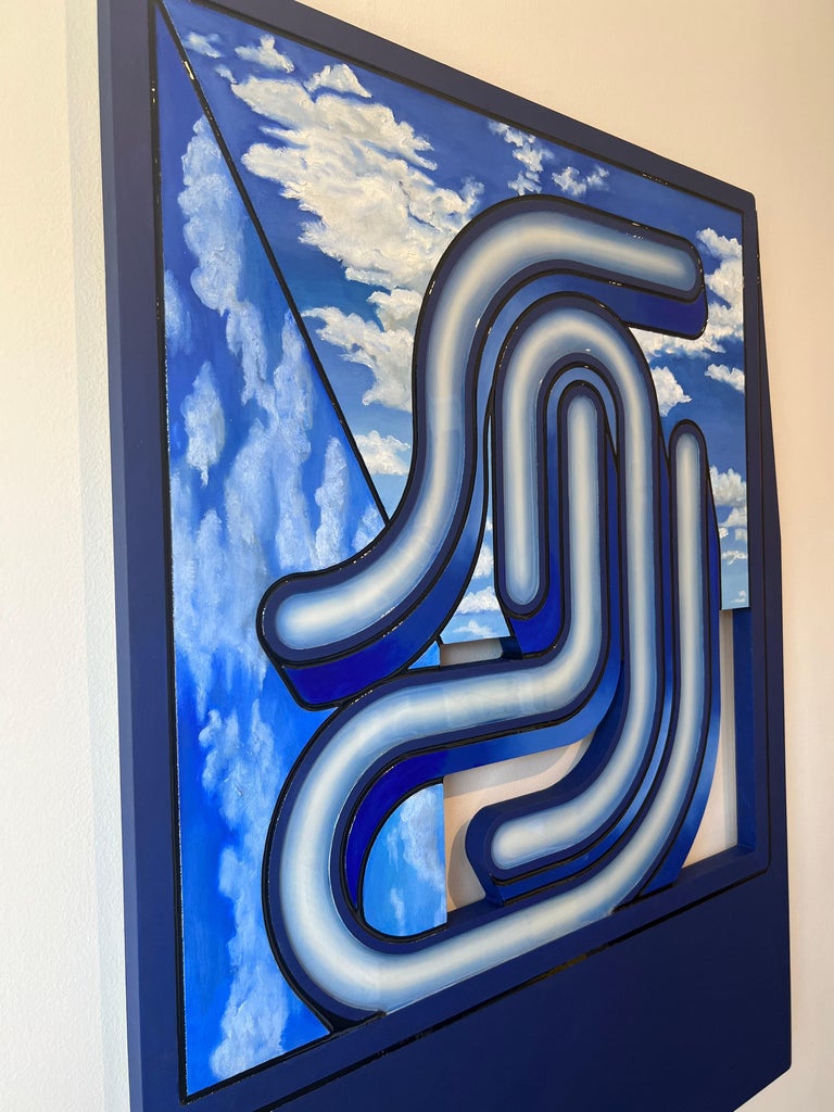 Jenna Krypell - Inside, Outside_2021_Jenna Krypell, Wall Sculpture-MDF/Resin/Enamel_Abstract For ...