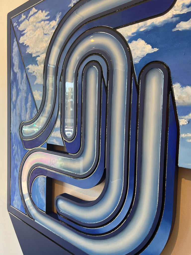 Jenna Krypell - Inside, Outside_2021_Jenna Krypell, Wall Sculpture-MDF/Resin/Enamel_Abstract For ...