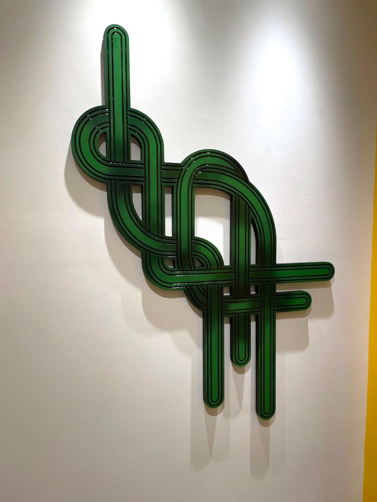 Jenna Krypell - Ivy_Jenna Krypell, Wall Sculpture-MDF/Resin/Enamel ...