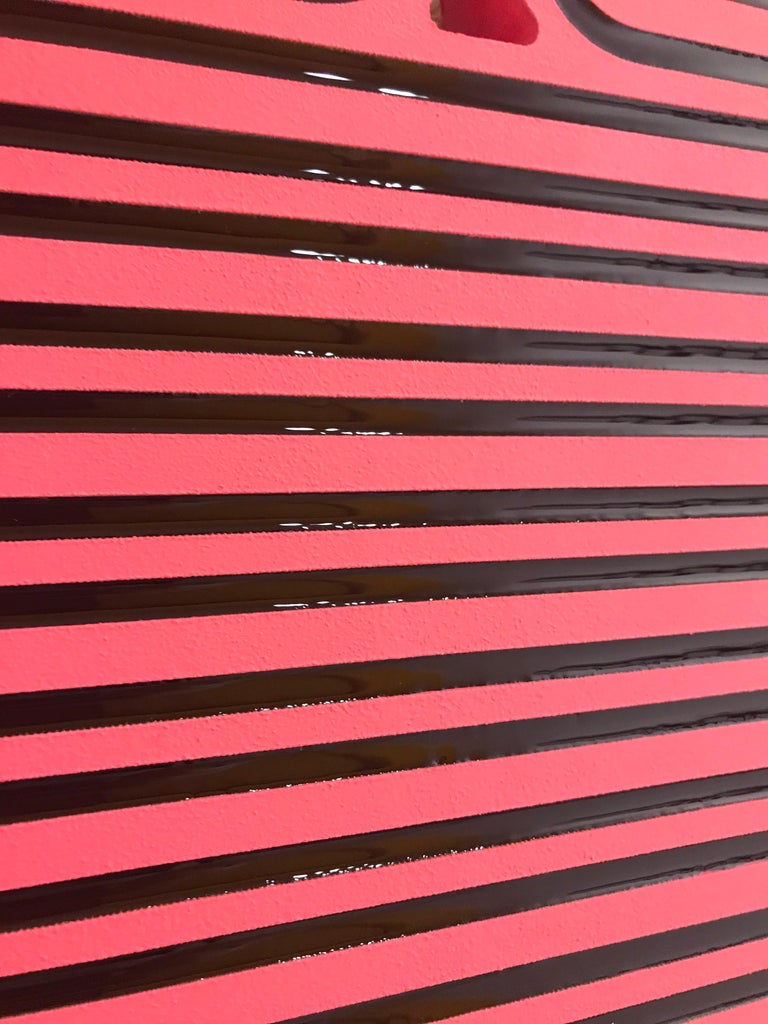 Jenna Krypell - Unraveling Heart, 2020, Jenna Krypell, Wall Sculpture-MDF, Resin, Enamel-Pink at ...