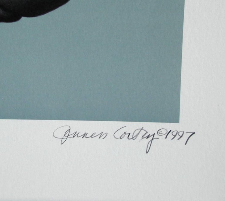 Jenness Cortez - CIGAR-Champion Horse Portrait, Hand Drawn Lithograph ...