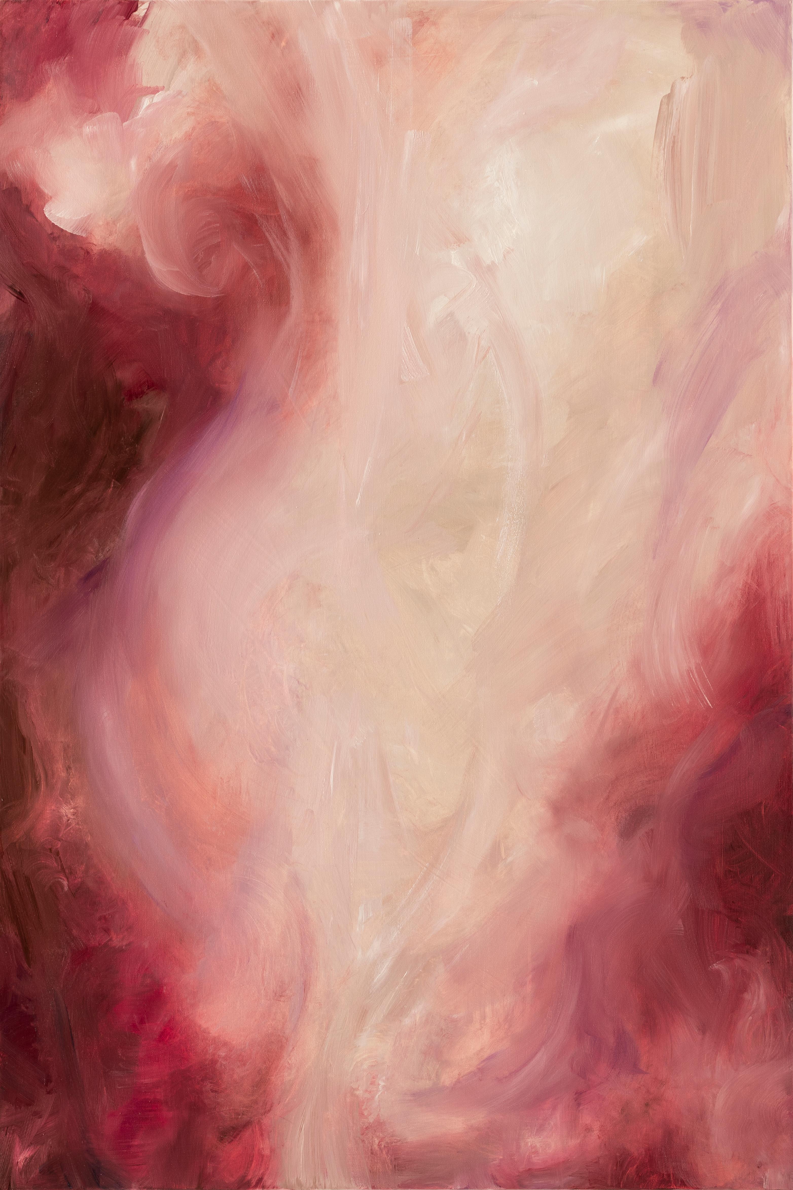 Jennifer L. Baker - All I ever wanted - Sensual crimson flowy abstract ...