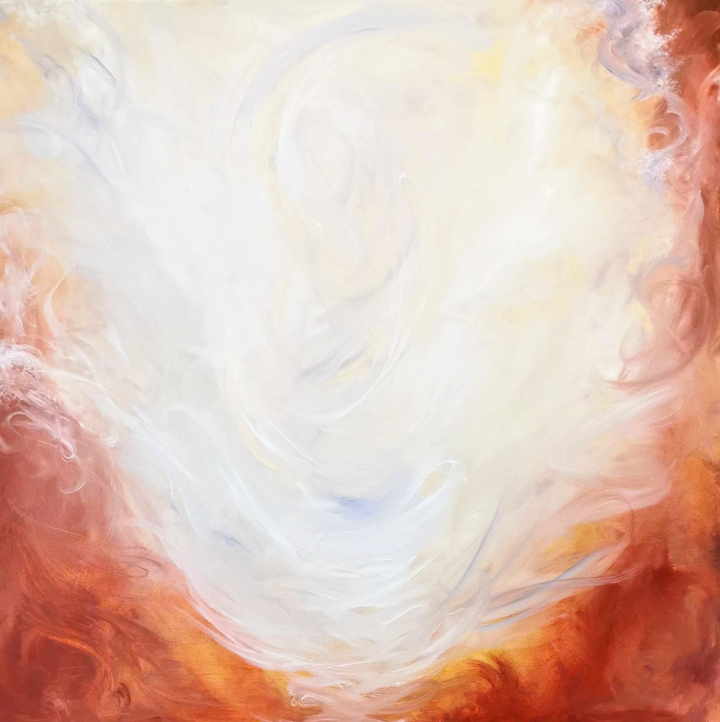 Jennifer L. Baker - Life everlasting - Abstract expressionist red ...