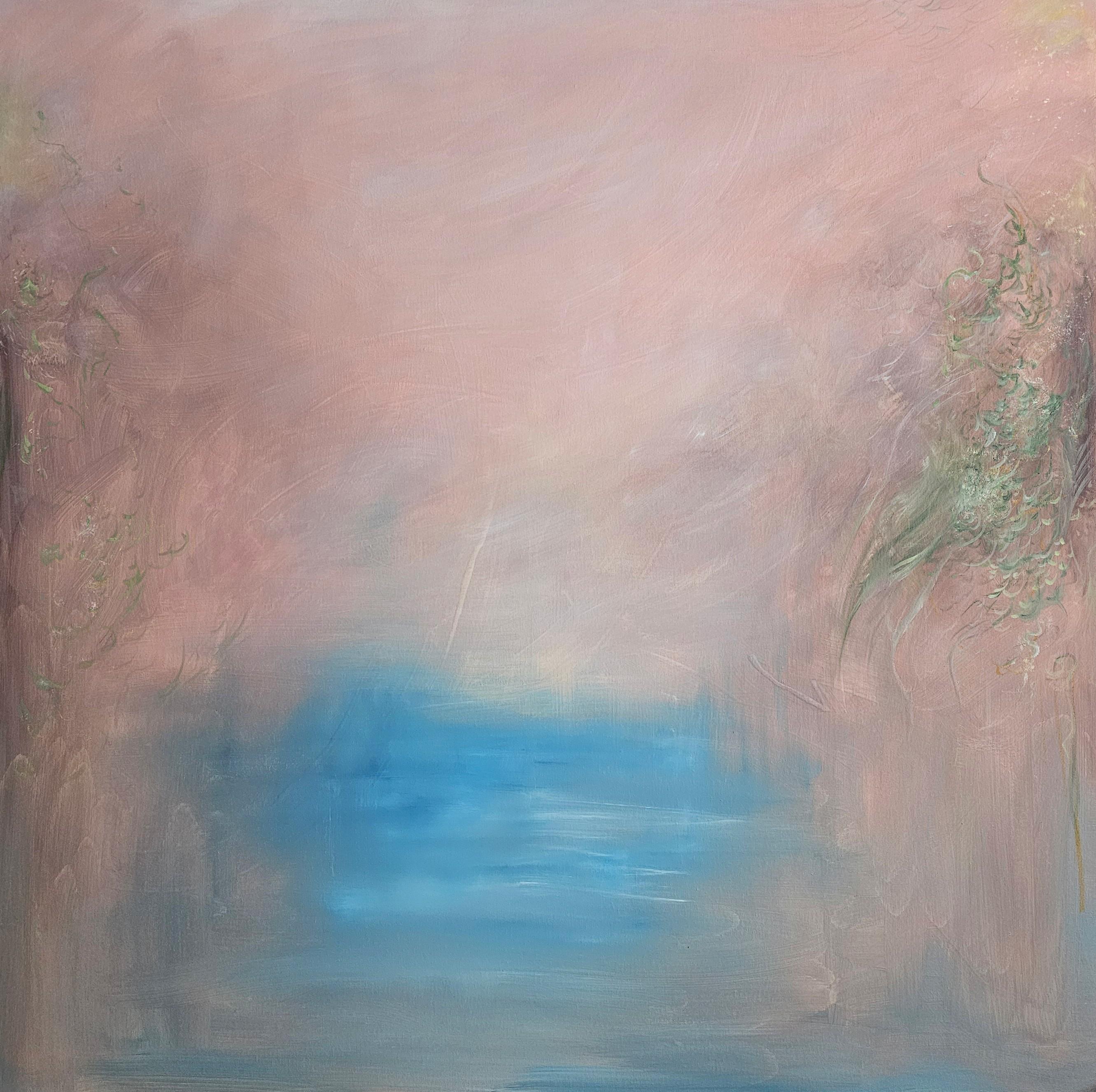 Jennifer L. Baker - The Vale - Atmospheric abstract landscape painting ...