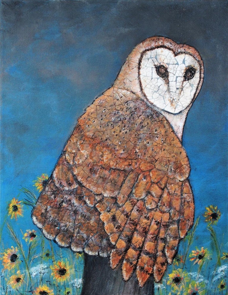 Jennifer Ross - A Wing And A Prayer, Original Painting For Sale at 1stDibs