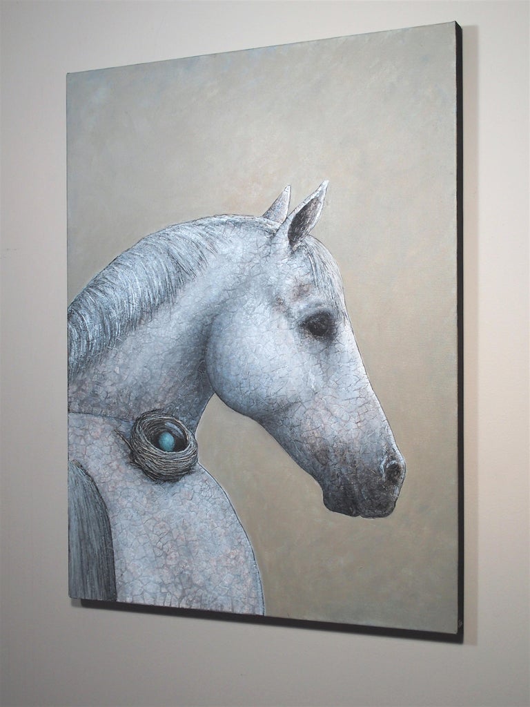 Jennifer Ross - Along for the Ride, Original Painting For Sale at 1stDibs