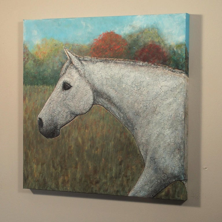 Jennifer Ross - Kintsugi Horse-The Beautiful Changes, Original Painting ...