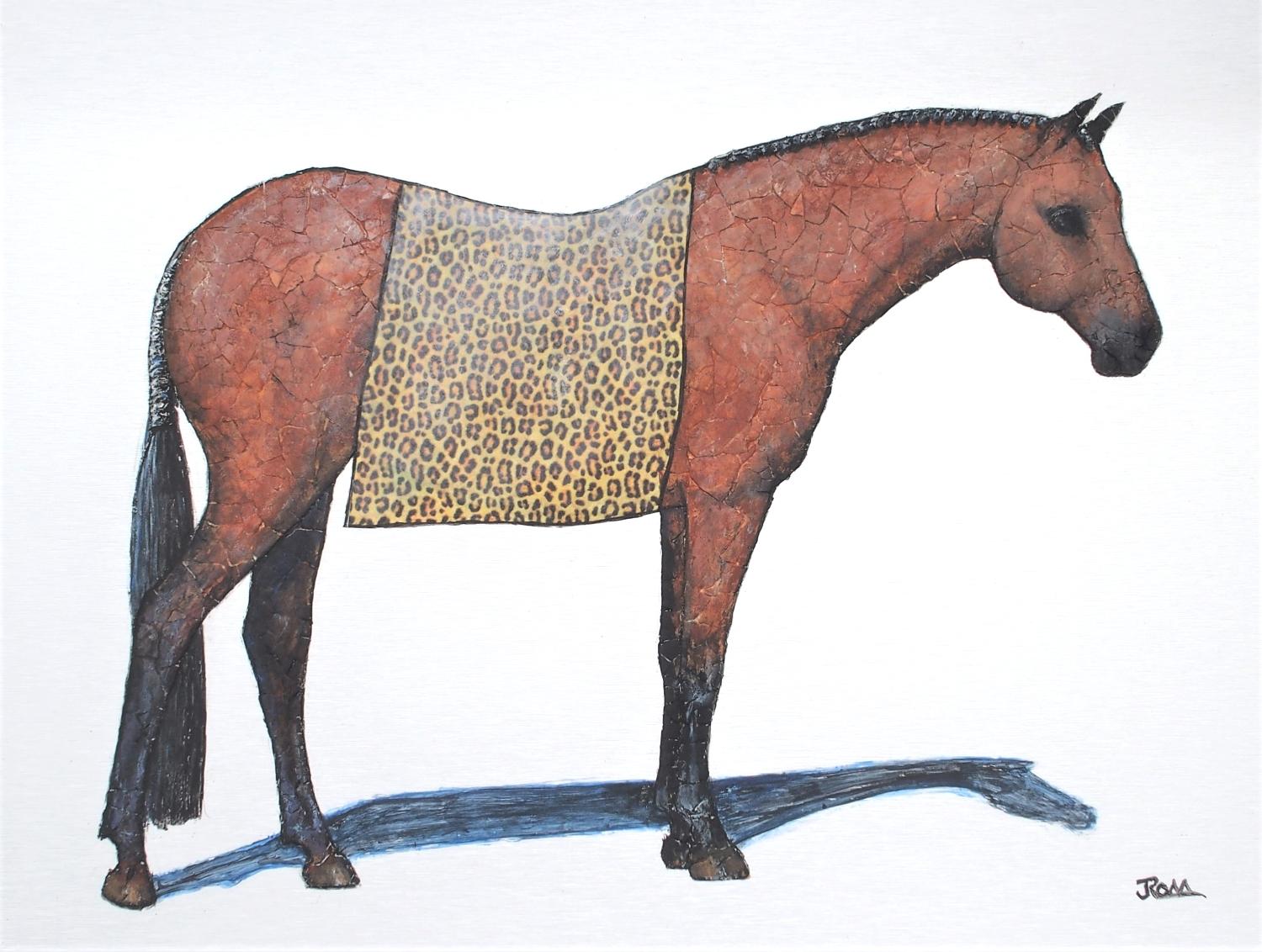 Jennifer Ross - Kintsugi Horse-The Flying Lesson, Original Painting For ...