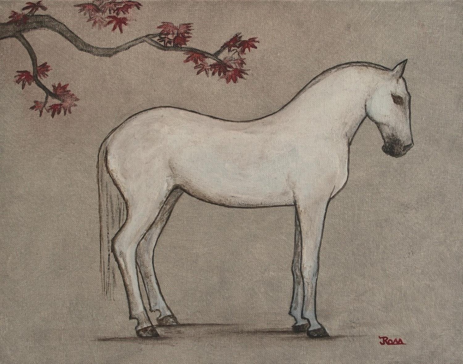 Jennifer Ross - To Be Alive Beneath Cherry Blossoms, Original Painting ...