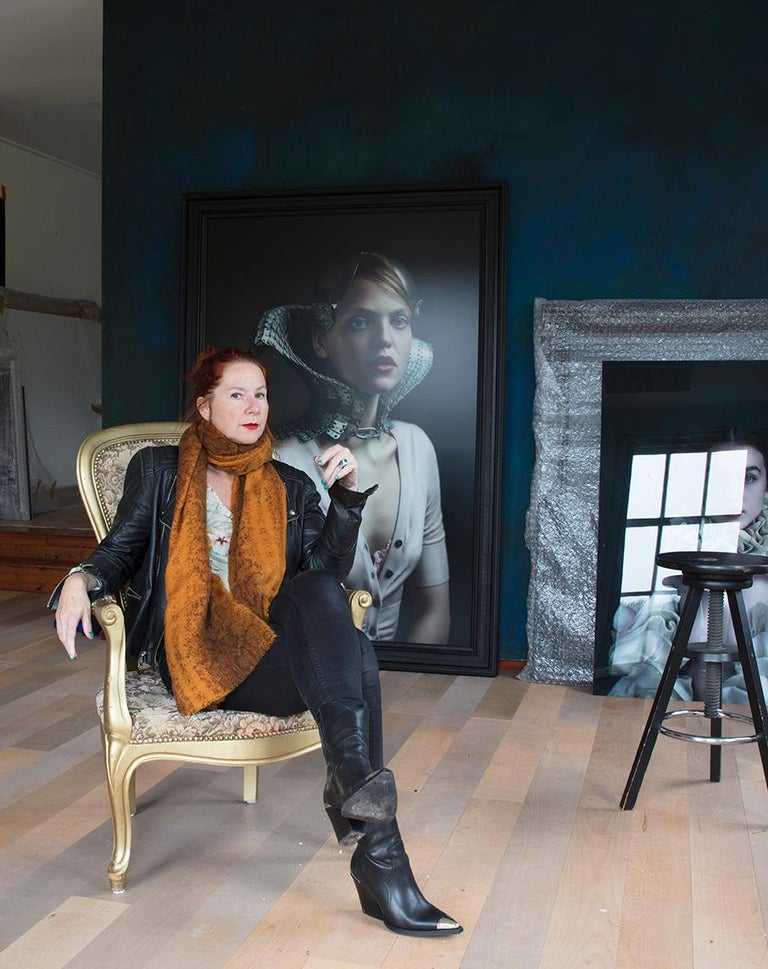 Jenny Boot - "Amaze", Old Masters-inspired Chiaroscuro Female Portrait ...