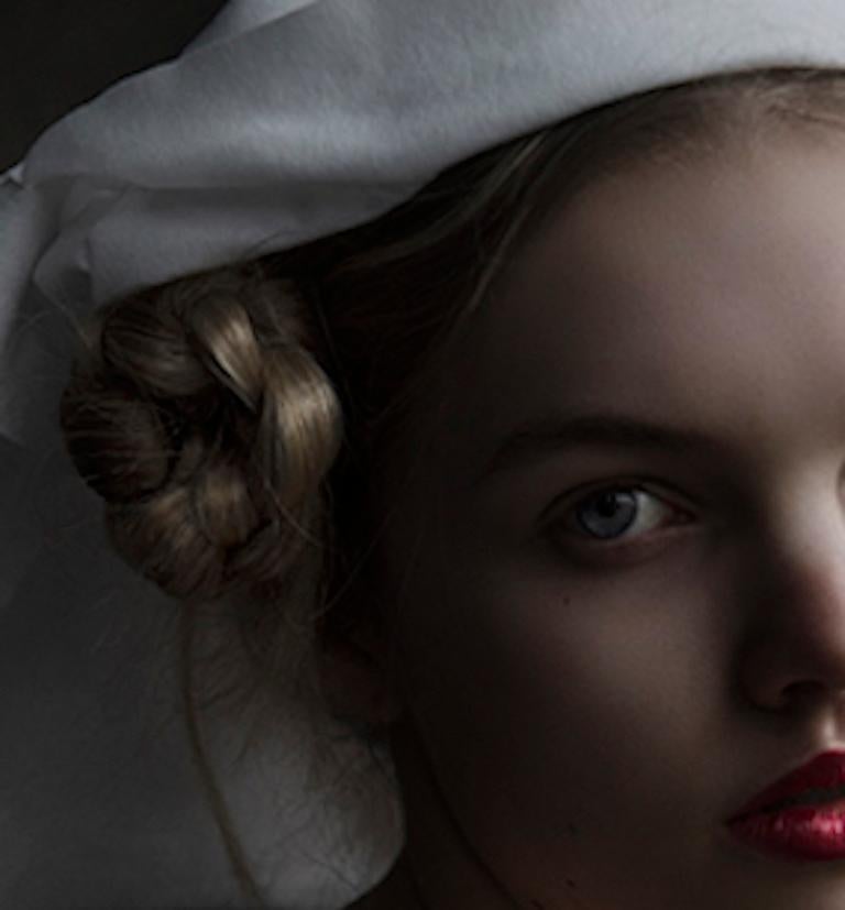 Jenny Boot - "Ine", Old Masters-inspired Chiaroscuro Female Portrait ...