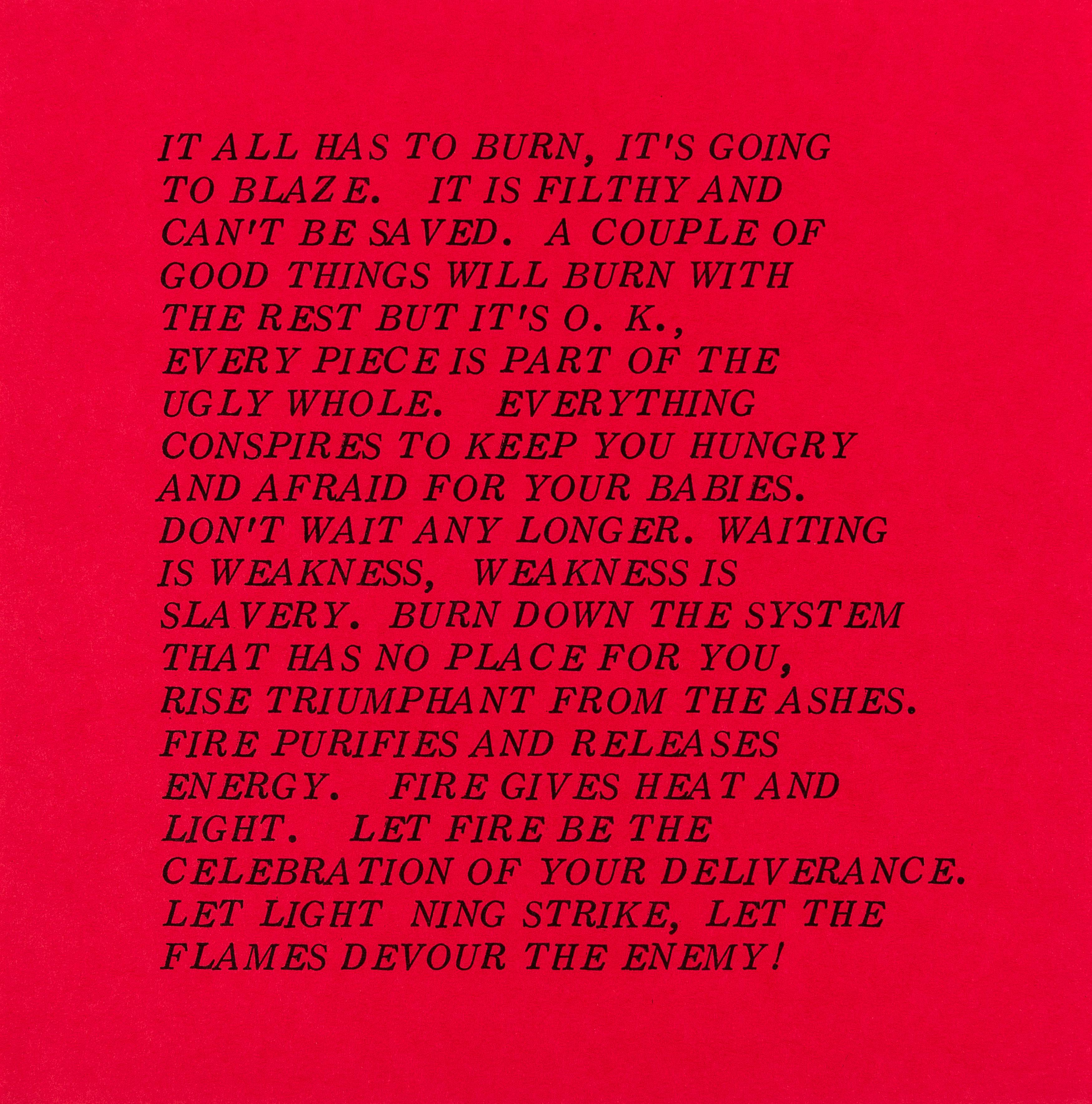 Jenny Holzer - 10 Inflammatory Essays 1979-1982 -- Lithograph, Small ...
